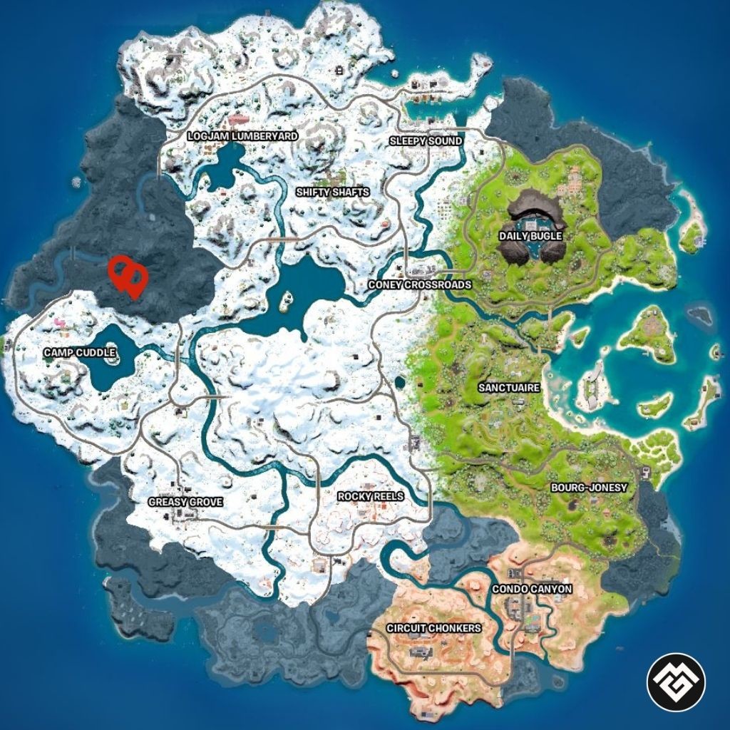 Knock down Fortnite pines: Season 3 challenge - Millenium