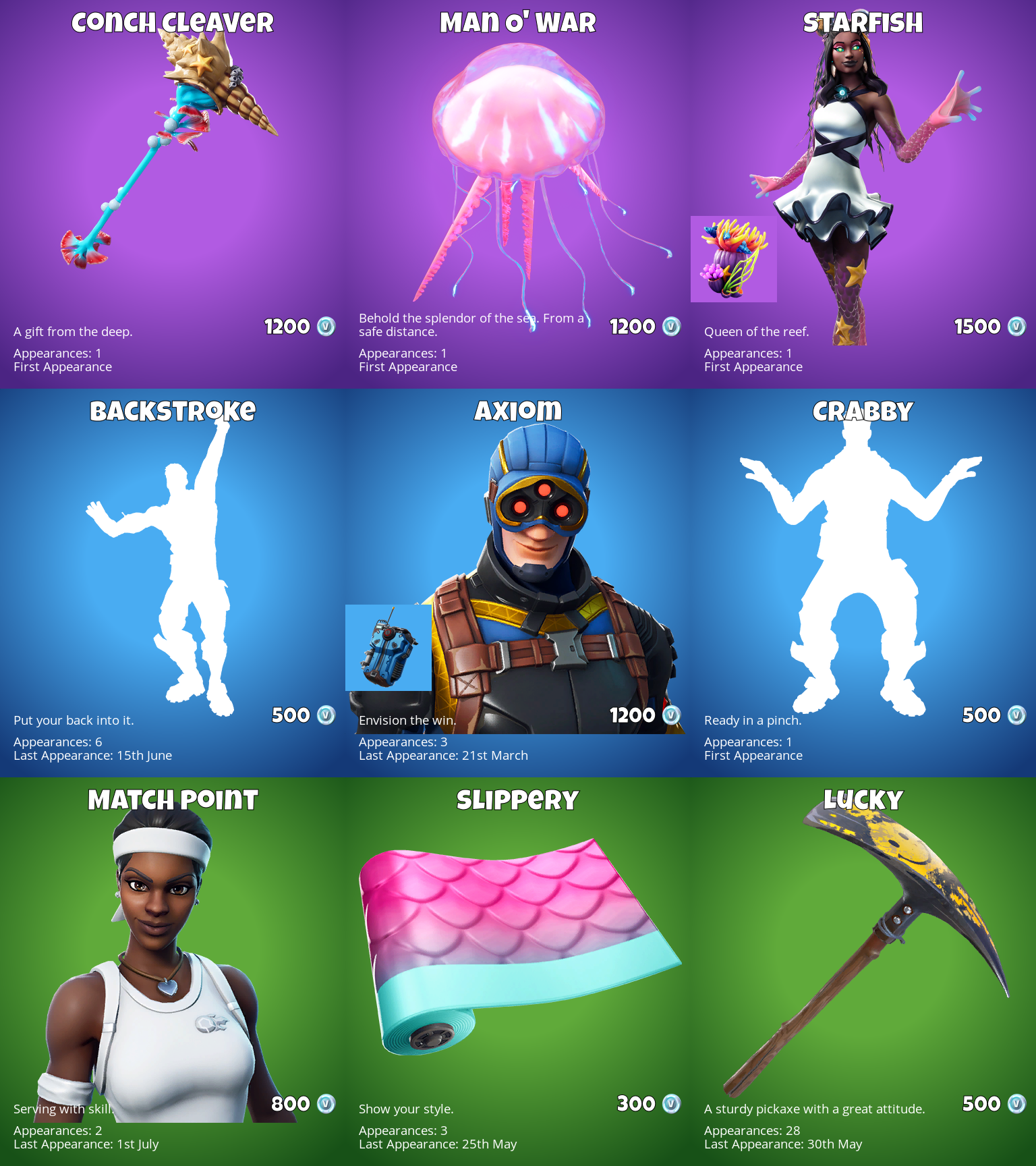 Fortnite shop of July 2 - Millenium