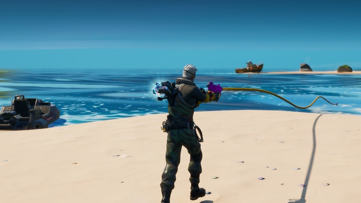 Fortnite Guide: pull an item, an opponent, & catch a fish using a ...
