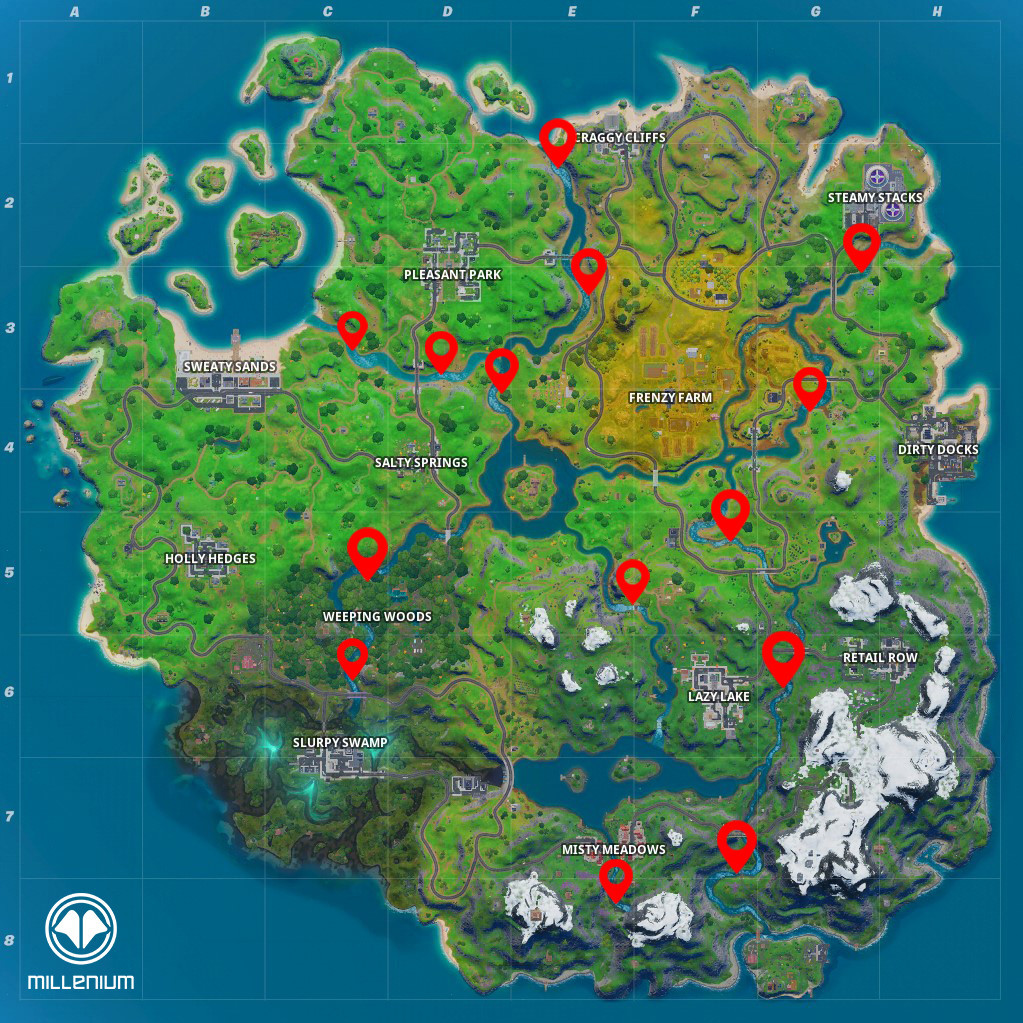 Fortnite Guide: swim 50m under 5s - Millenium