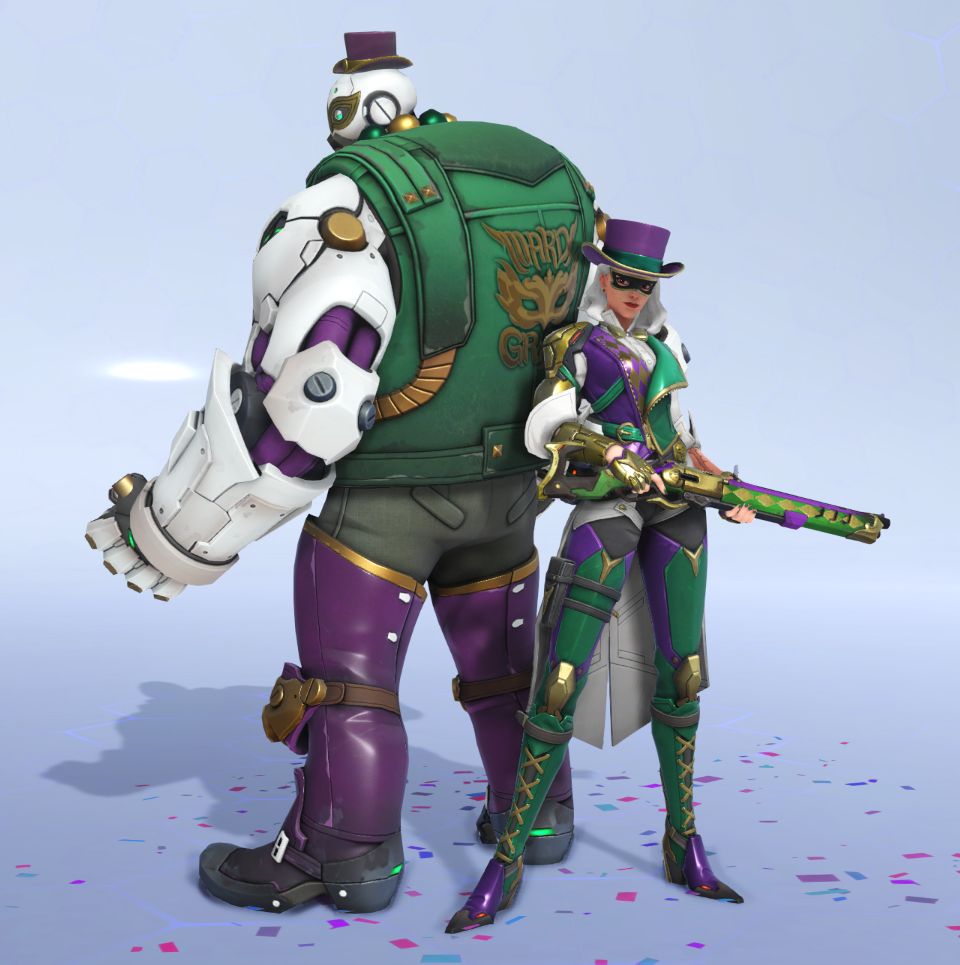 Overwatch: Ashe Mardi Gras skin and event - Millenium