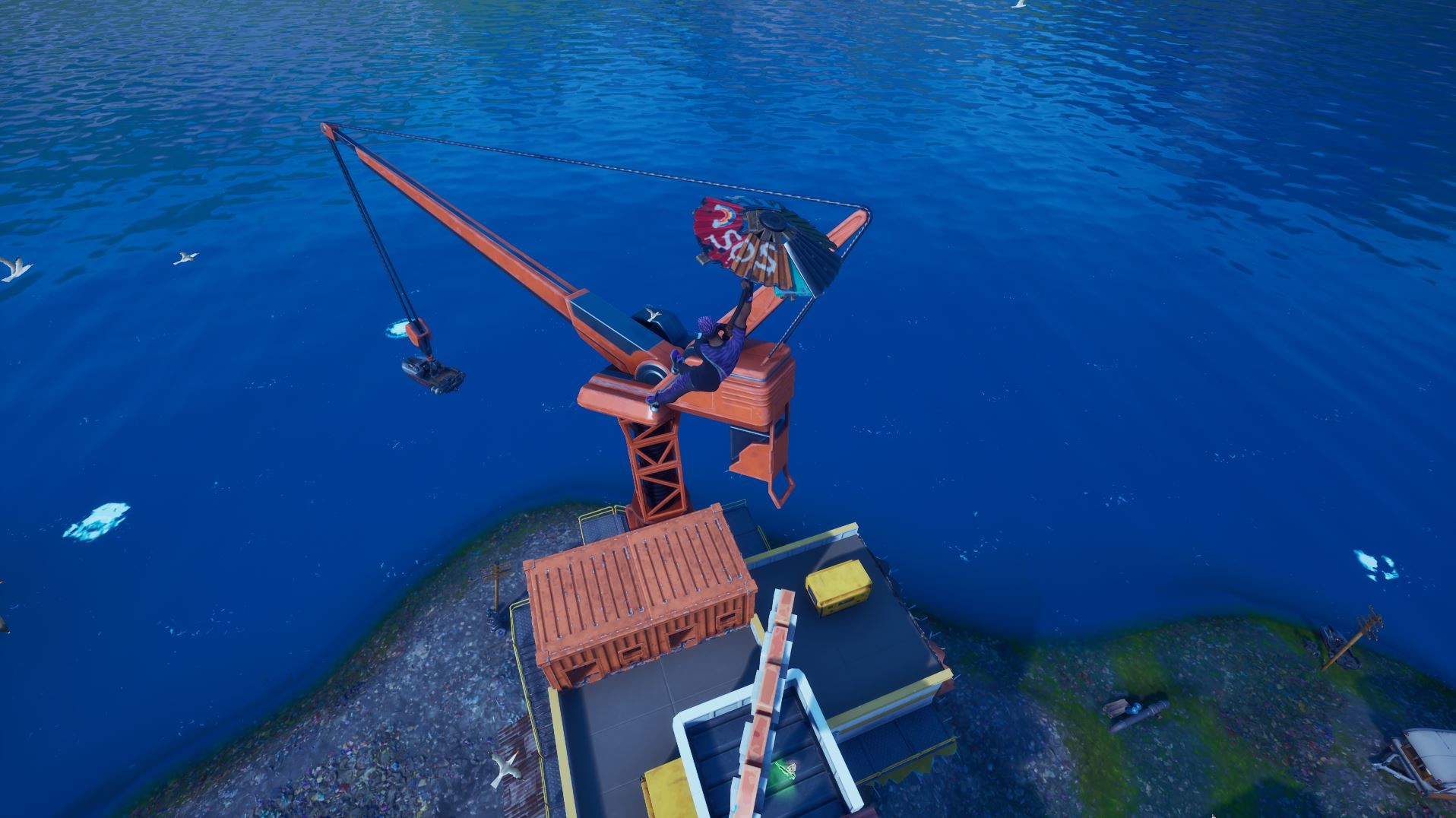 Fortnite Season 3 Week 3 Challenges: How to dance on top of the Crane ...
