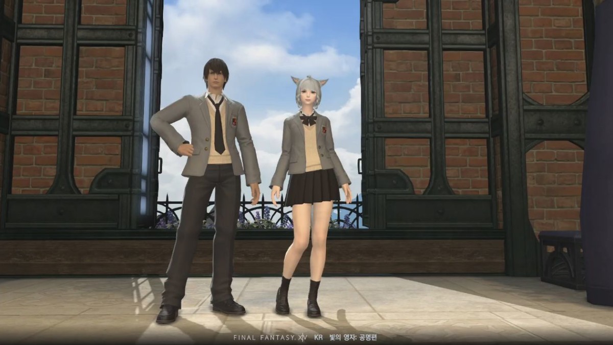 New School Uniform Glamour on FFXIV Korean Online Store - Millenium