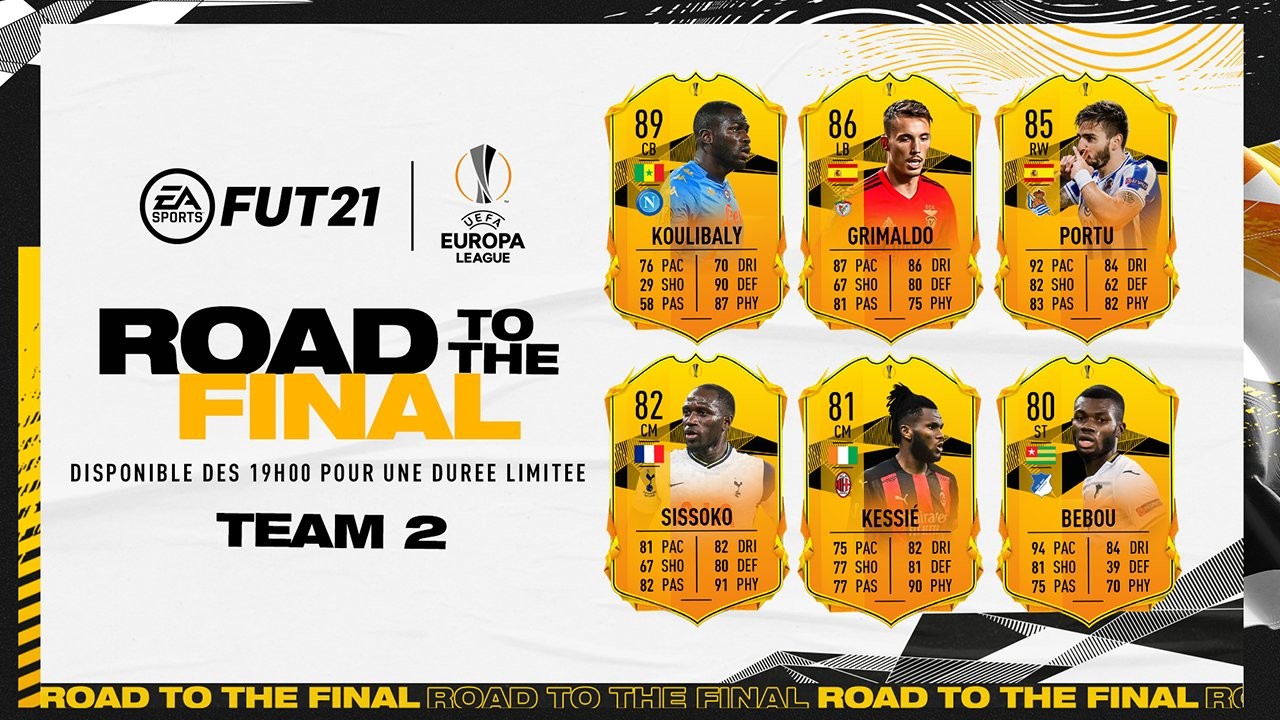 FUT 21: Road to the Final Europa League Team 2, new cards, FUT RTTF ...