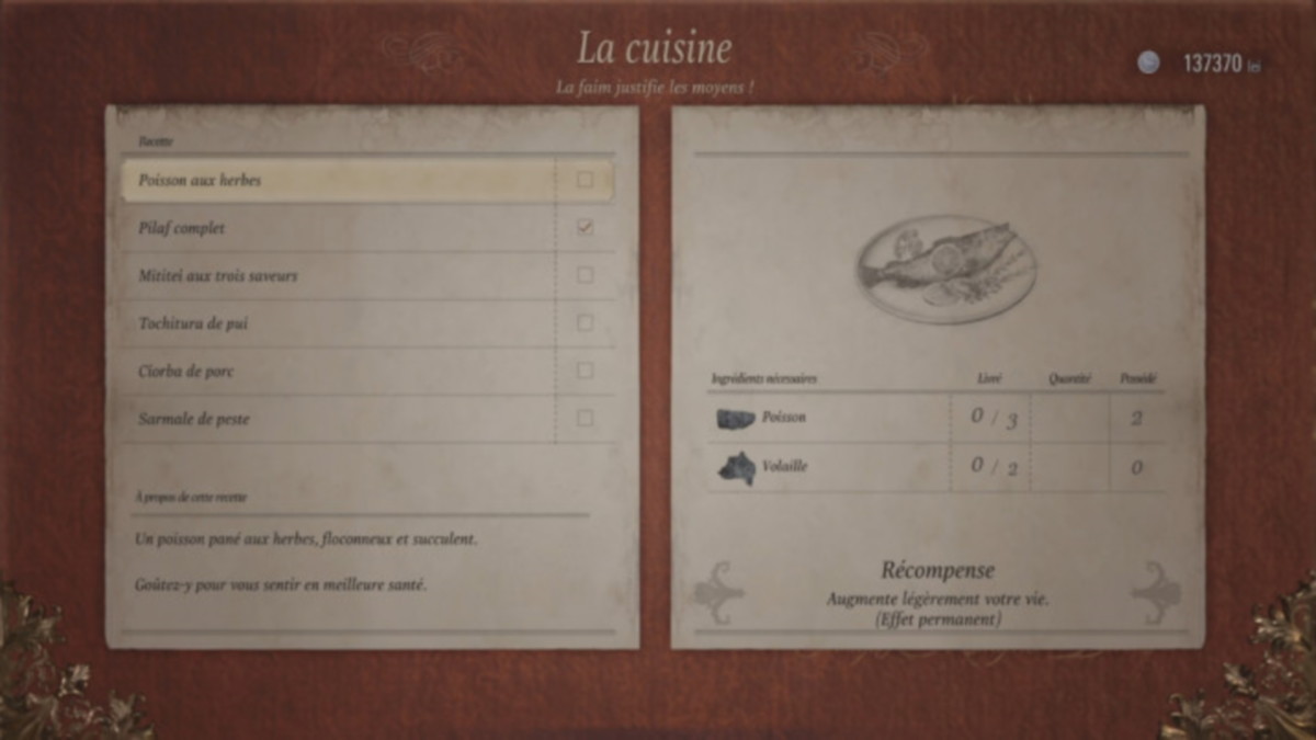 Resident Evil Village Cooking Guide: Everything you need to know about ...