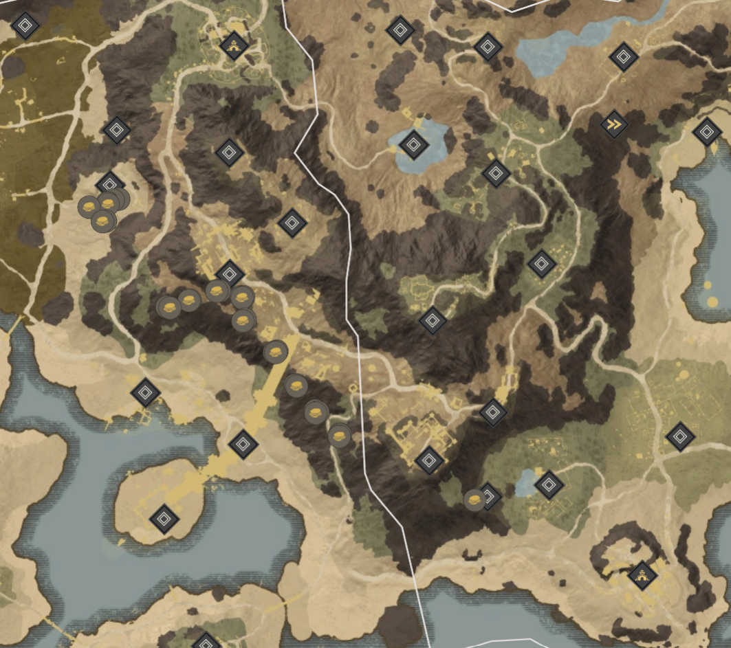 Where to find Gold Veins for Gold Ore in New World - Millenium