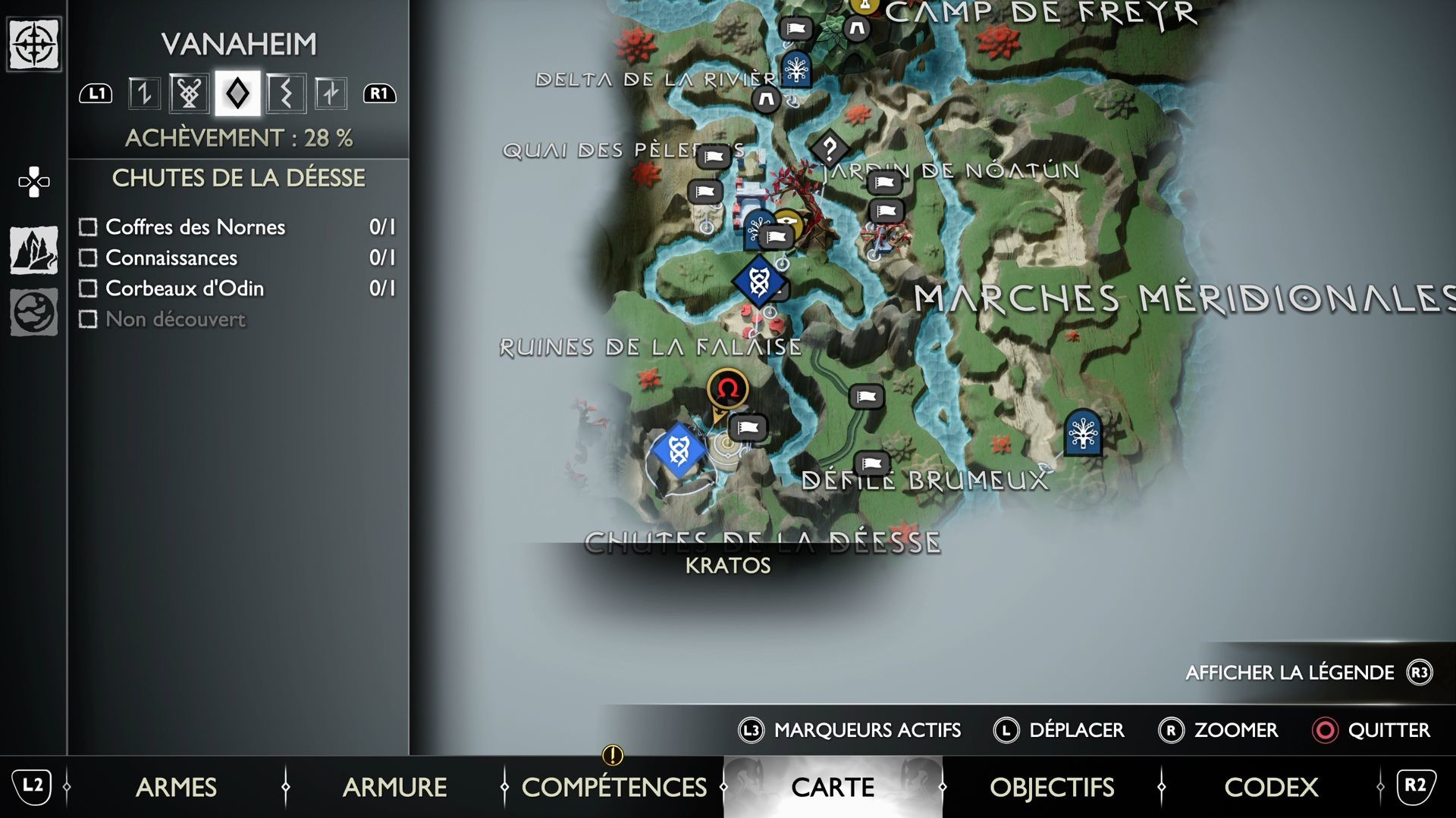 Treasure Maps God of War Ragnarok, Vanaheim: Ruins of the Cliff, Garden ...