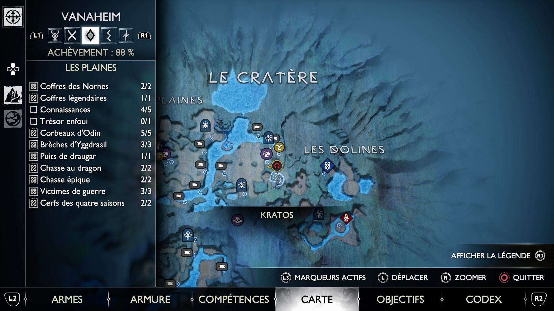 Treasure Maps God of War Ragnarok, Vanaheim: Ruins of the Cliff, Garden ...