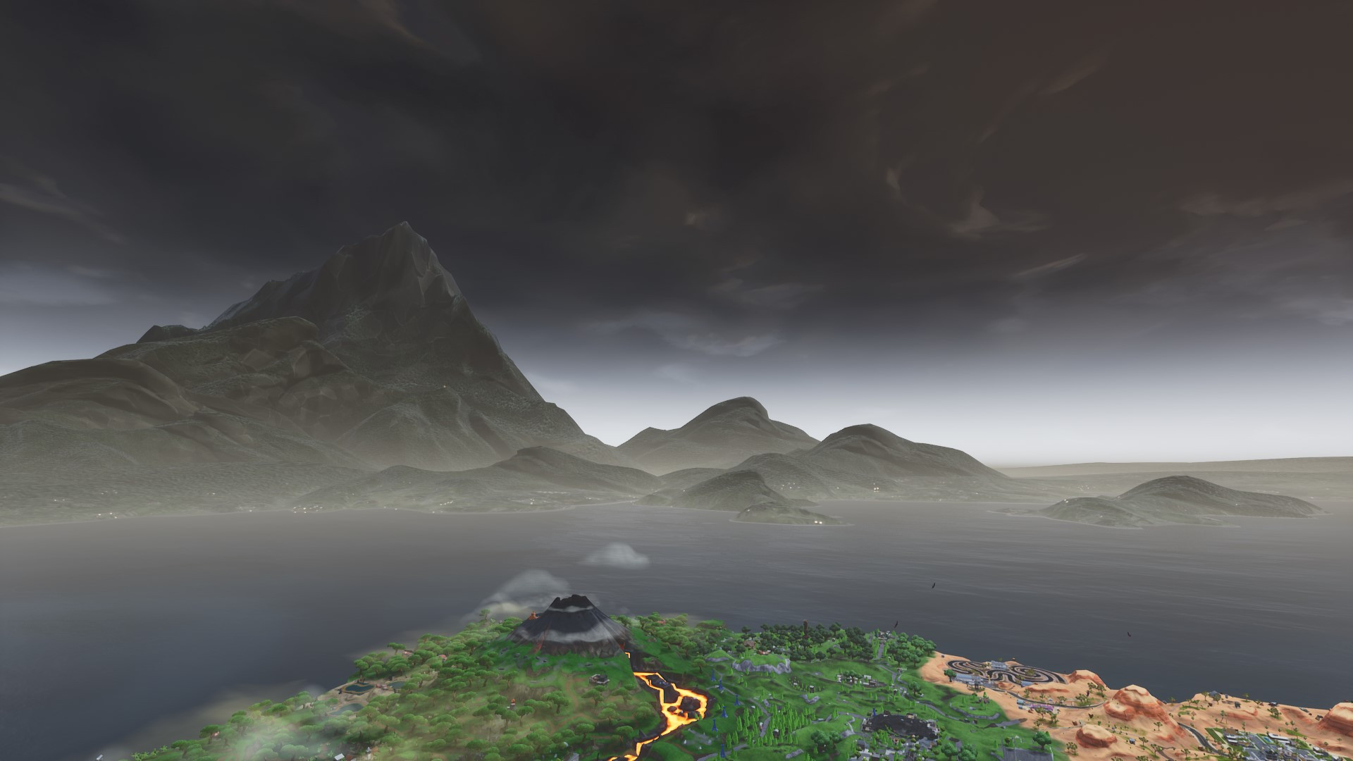 Fortnite: end of season 8 event, exit of the shed, eruption - Millenium