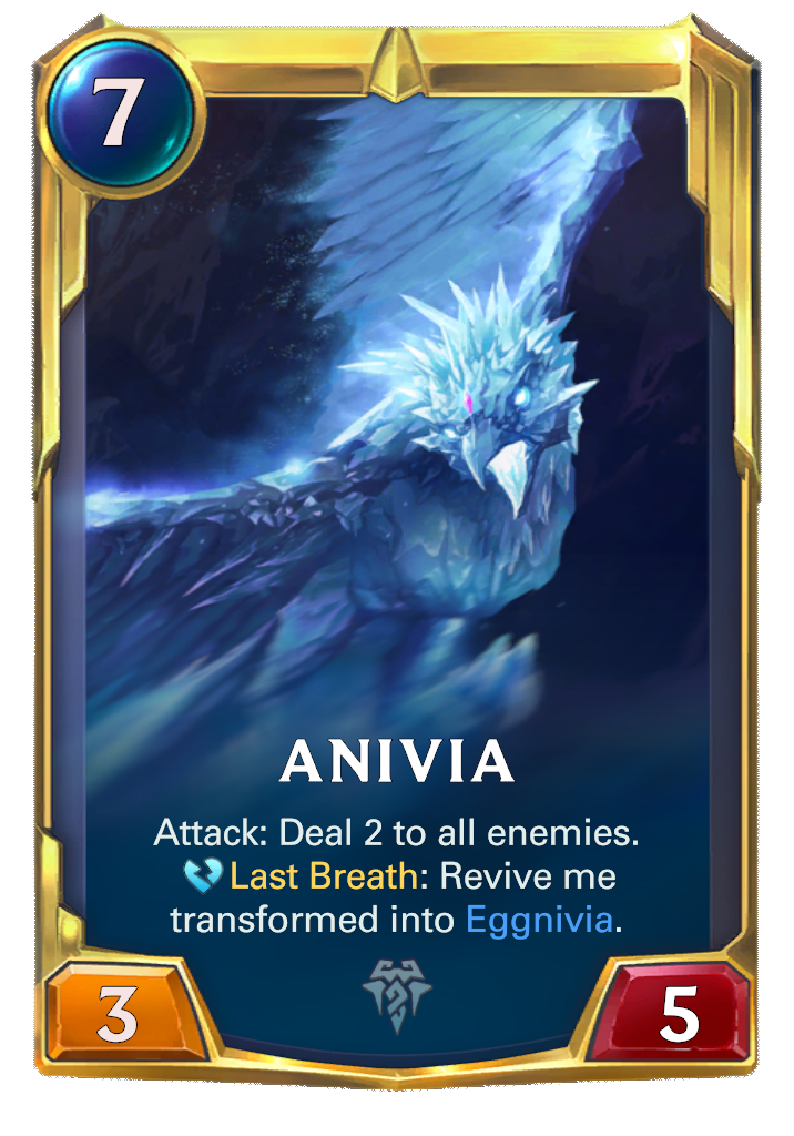 LoL, Legends of Runeterra, LoR: new card reveal — Anivia, Freljord ...