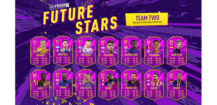 FUT 20: Future Stars, Cards, Dates & Information - Millenium