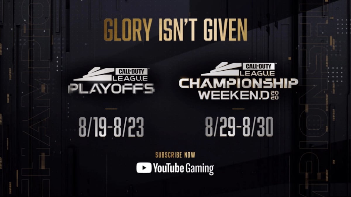 Call of Duty League: Dates for Championship Weekend revealed - Millenium