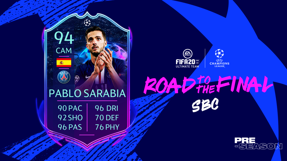 FUT 20: RTTF Pablo Sarabia SBC solutions - Millenium