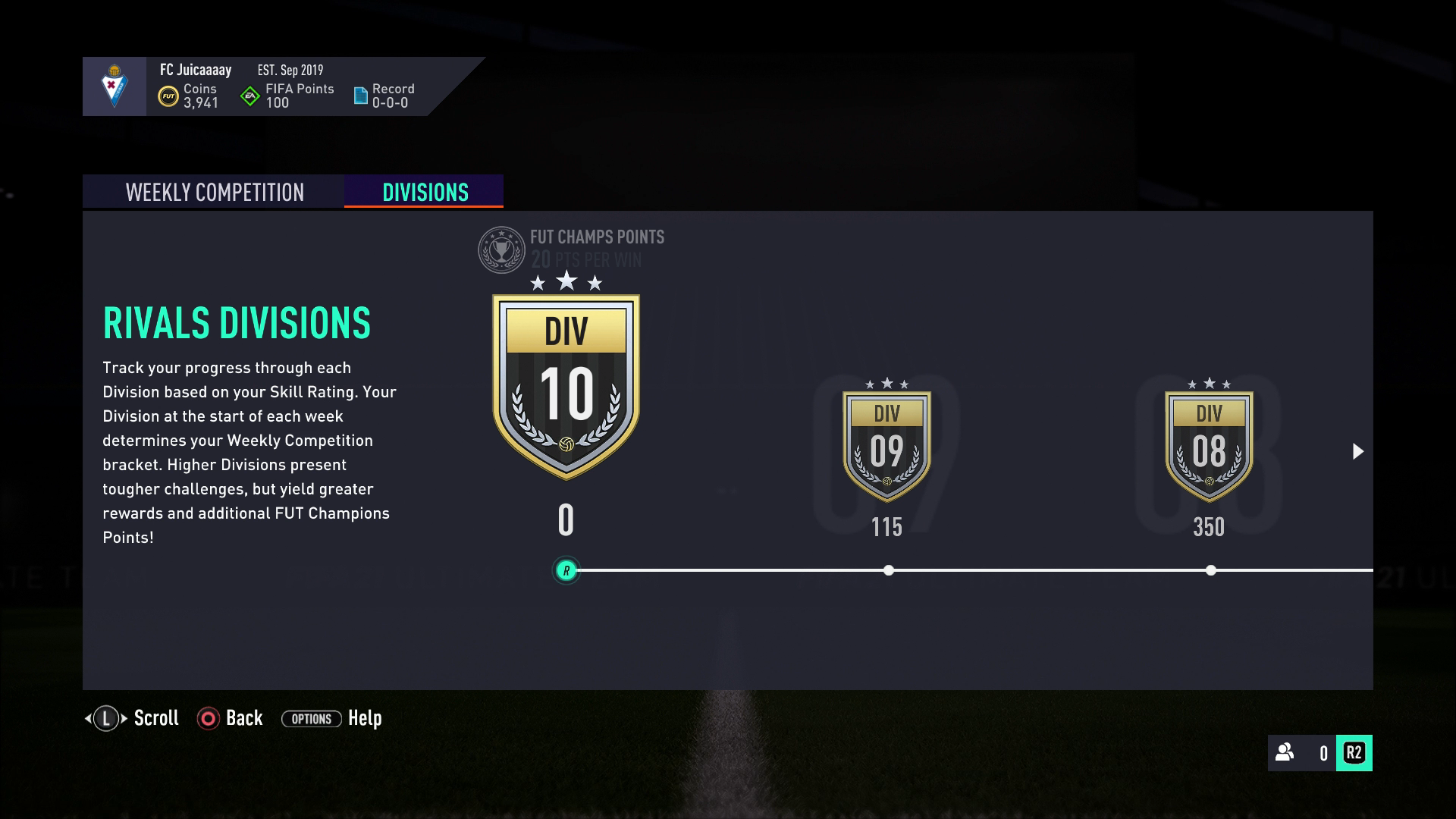 FUT 21 - Division Rivals, info and rewards - Millenium