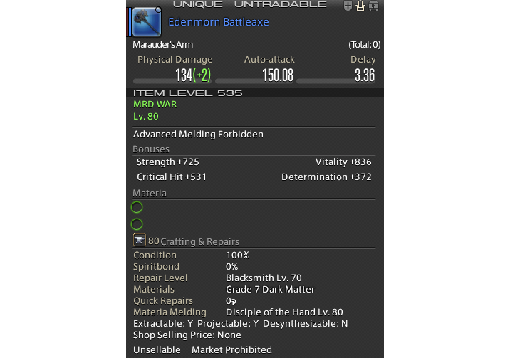 The FFXIV Shadowbringer Relic Weapon Will Be Stronger Than Eden Gear ...