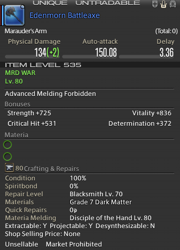 The FFXIV Shadowbringer Relic Weapon Will Be Stronger Than Eden Gear ...