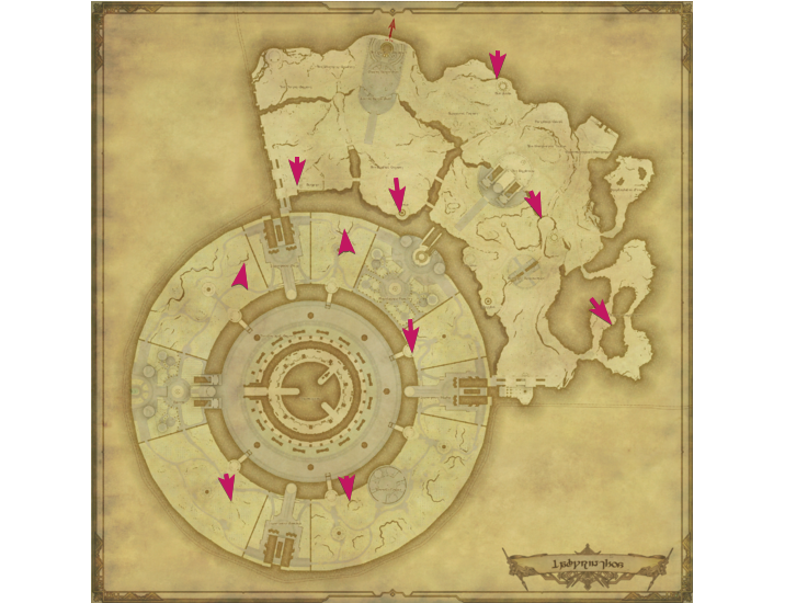 FFXIV: Locations of all the Aether Currents in Labyrinthos - Millenium