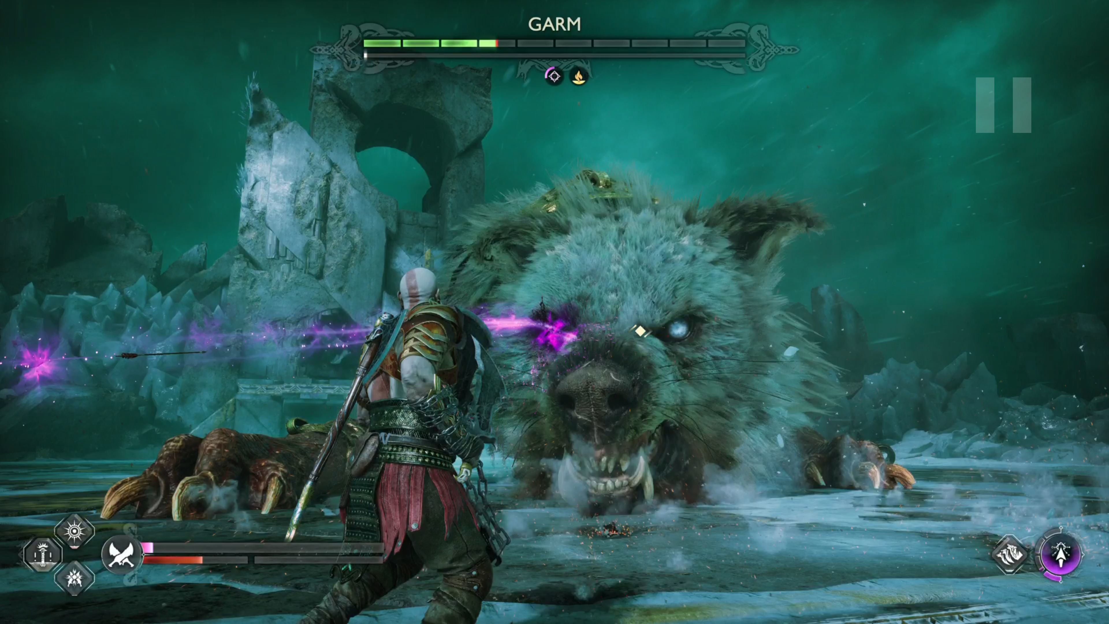 Garm God of War Ragnarok: How to kill this Helheim boss? - Millenium