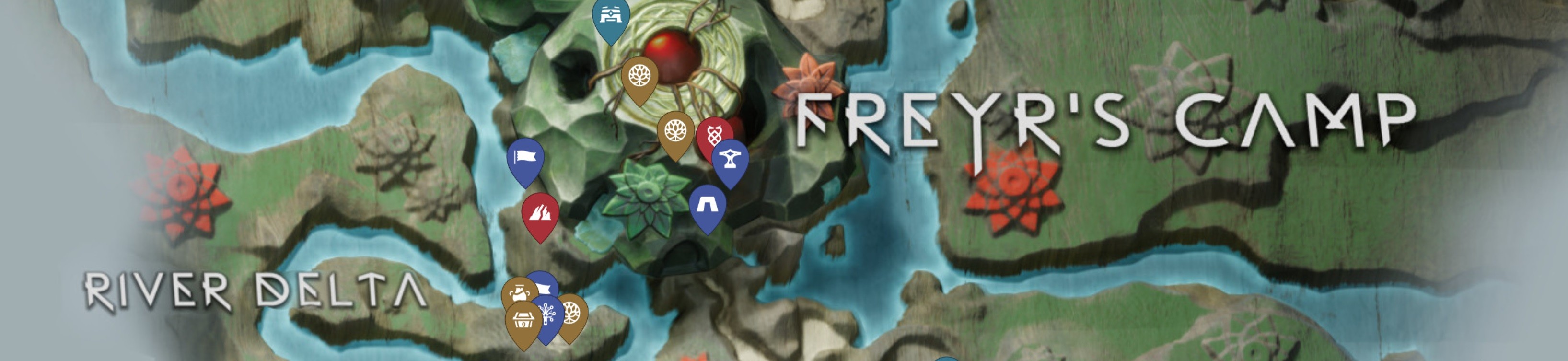 God of War Ragnarok interactive map: Artifacts, knowledge... Where to ...