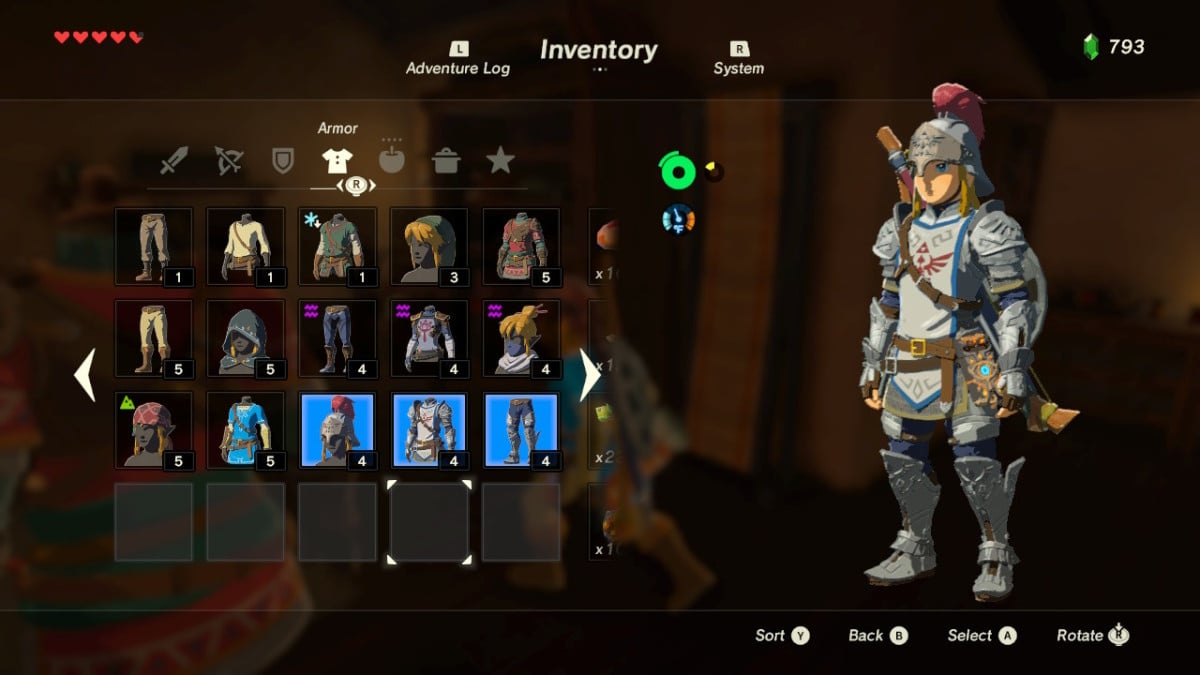 Zelda BotW Guide: Getting the full soldier set - Millenium