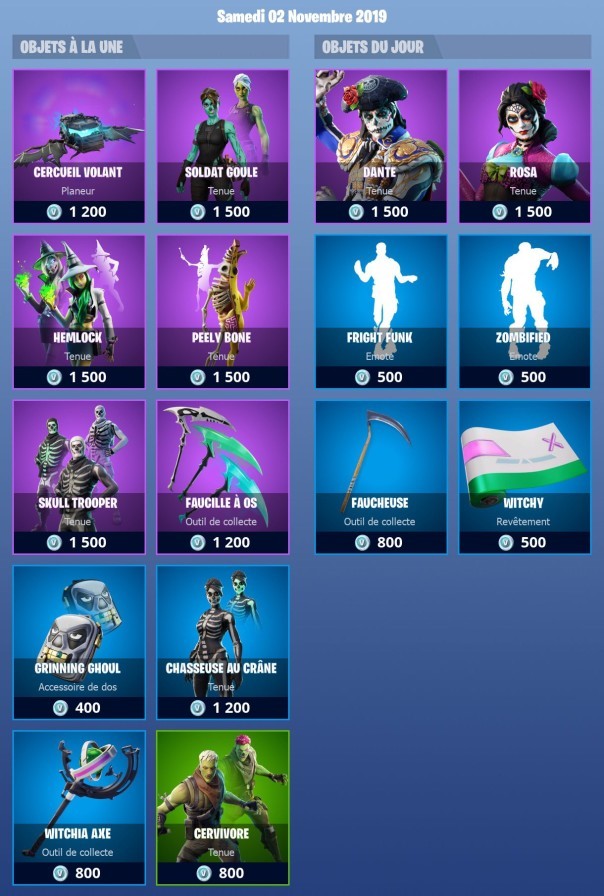 Fortnite Item Shop, November 2: Hemlock outfit is here - Millenium