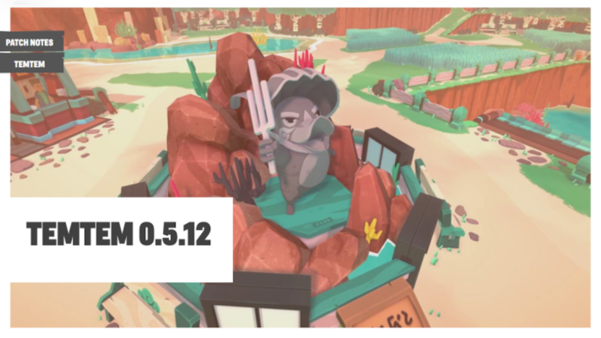 Temtem: Saipark is now available with the 0.5.12 patch - Millenium