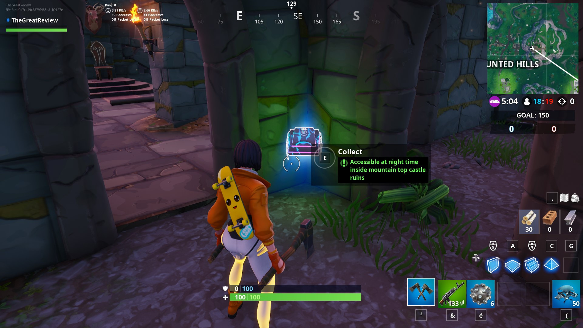 Fortnite: Fortbyte 50, decryption, location, ruined castle, mountain ...