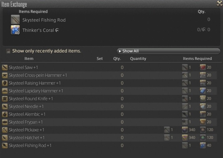 FFXIV Patch 5.25 Skysteel Tools Guide, Oddly Specific Ressources ...
