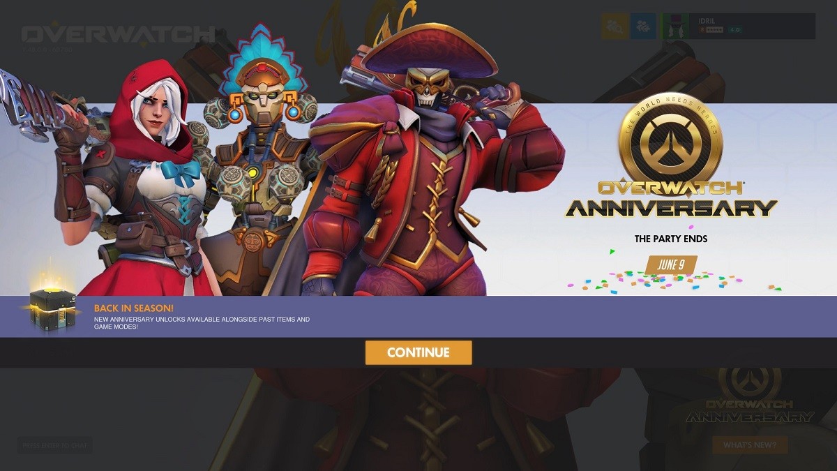 Overwatch 2020 Anniversary Event Game Modes - Millenium