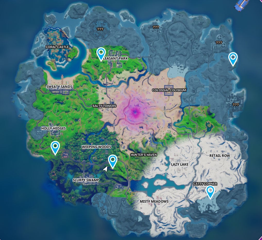 Fortnite Season 5 Chapter 2: Where to find Snowmando Outposts - Millenium