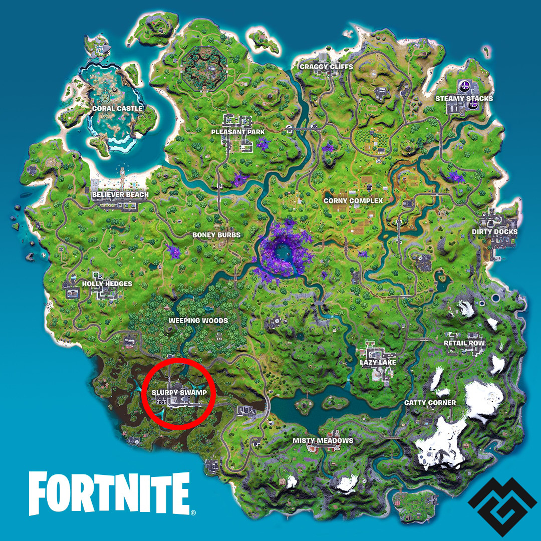 Fortnite Week 10 Challenge: Where to find the Slurpy Swamp abduction ...