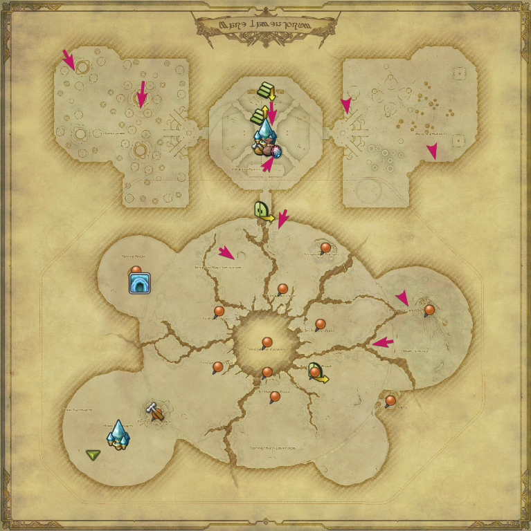 FFXIV: Locations of all the Aether Currents in Mare Lamentorum - Millenium
