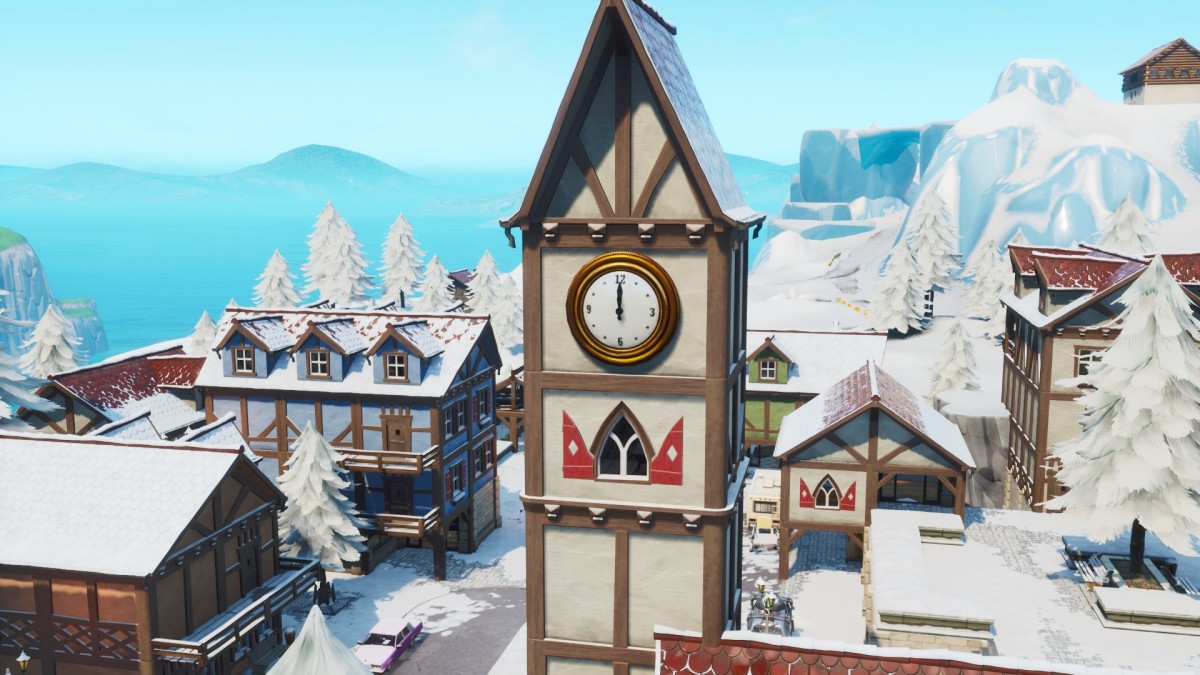 Fortnite: visit several clocks, challenge week 8 season 9 - Millenium