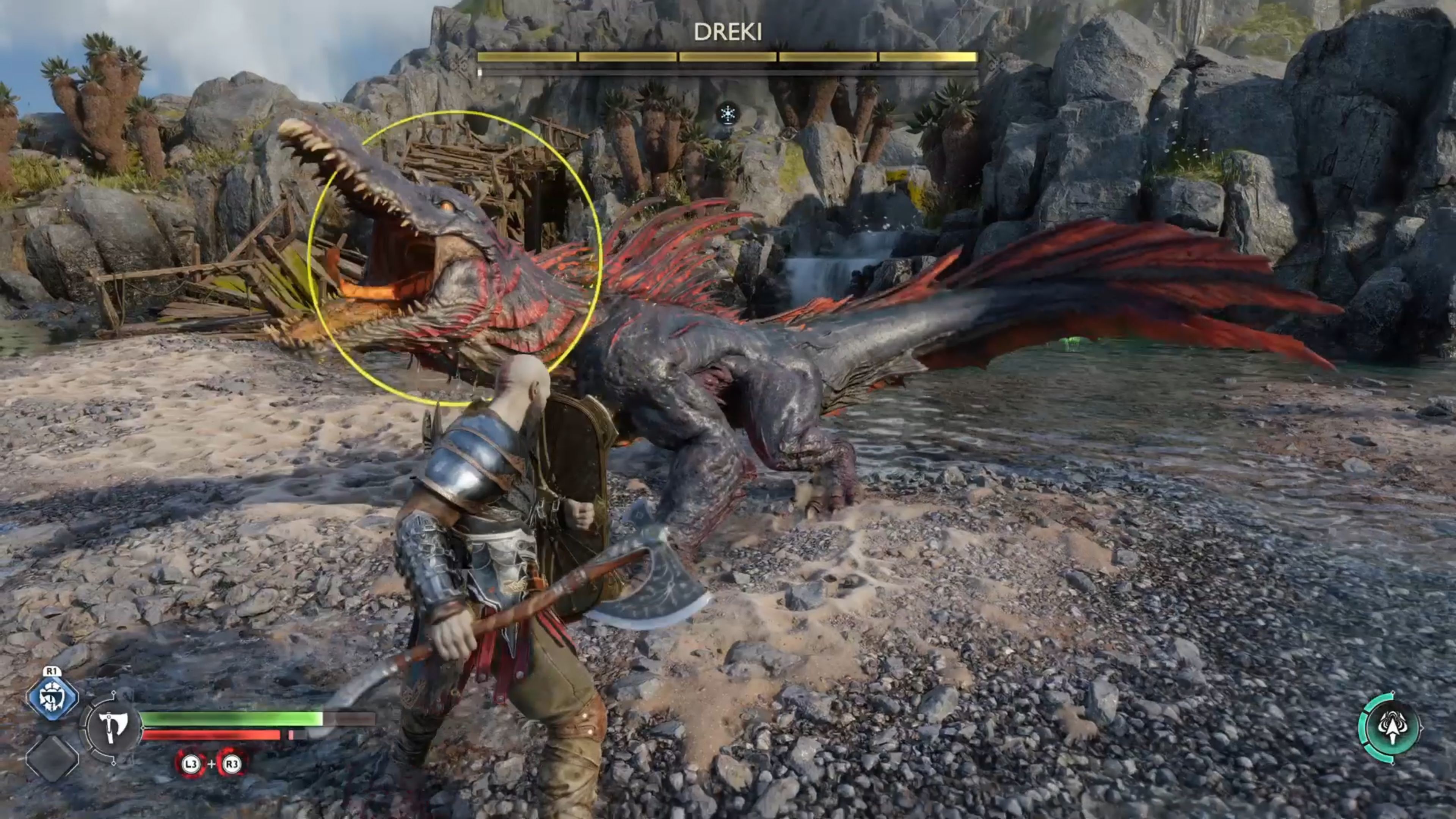 Dreki God of War Ragnarok: How to beat the crocodile boss in ...