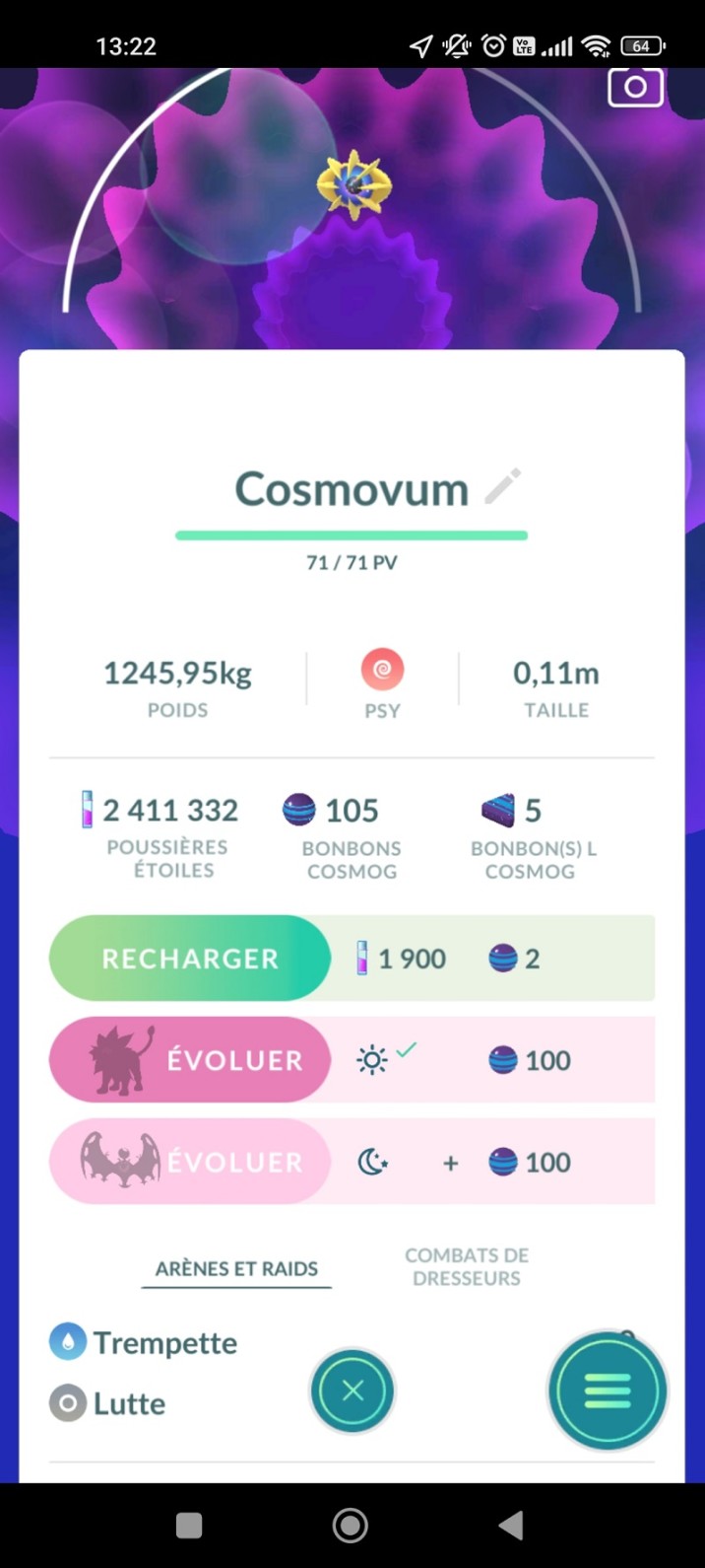 Cosmoem Pokémon GO: How to evolve it into Lunala and Solgaleo? - Millenium