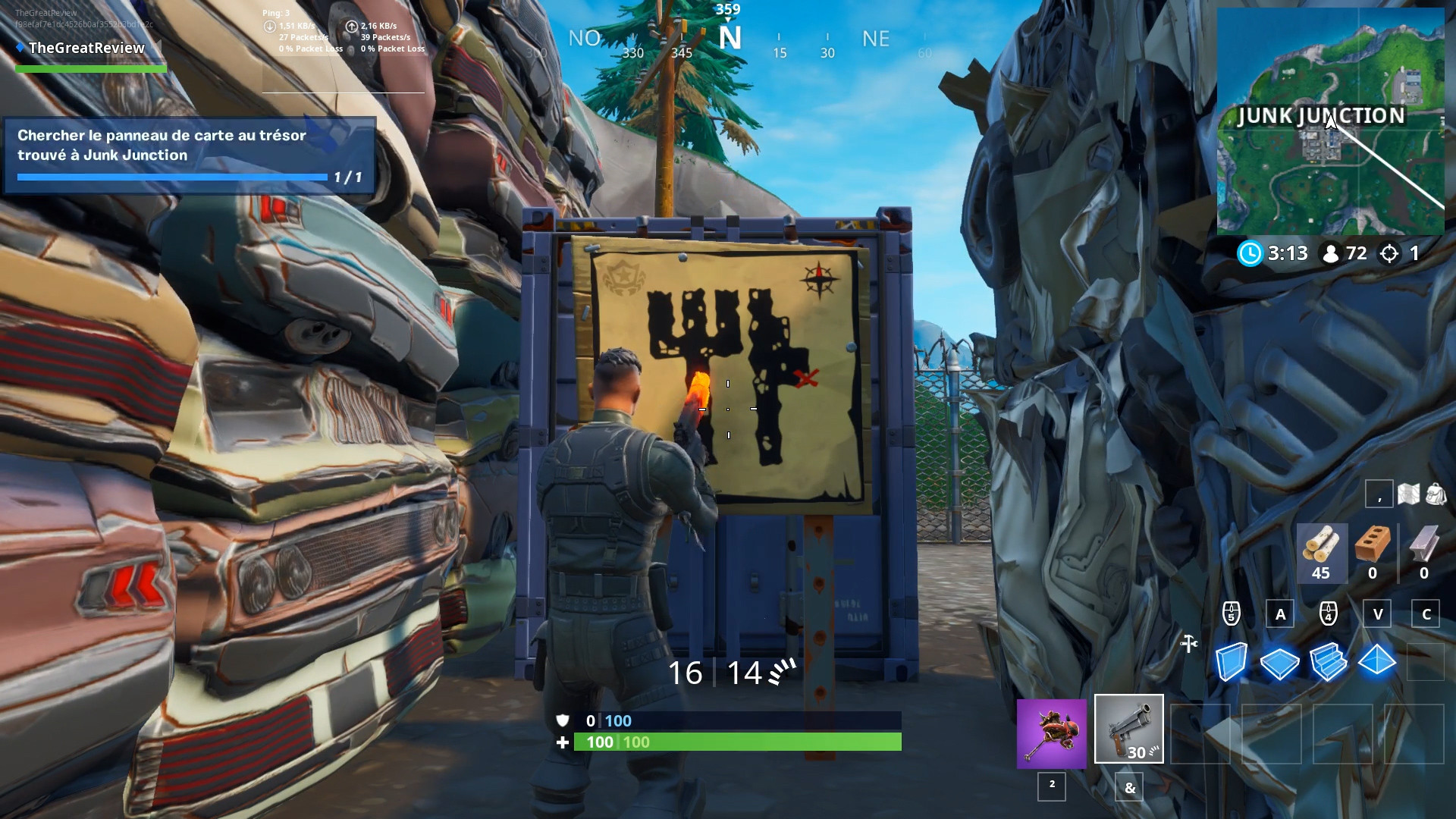 Fortnite: Look for the treasure map panel found in Junk Junction ...