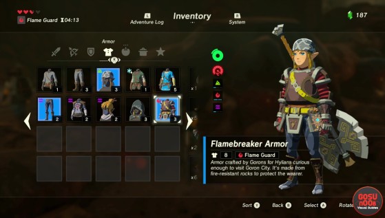 Zelda BotW Guide: Getting the flamebreaker set - Millenium