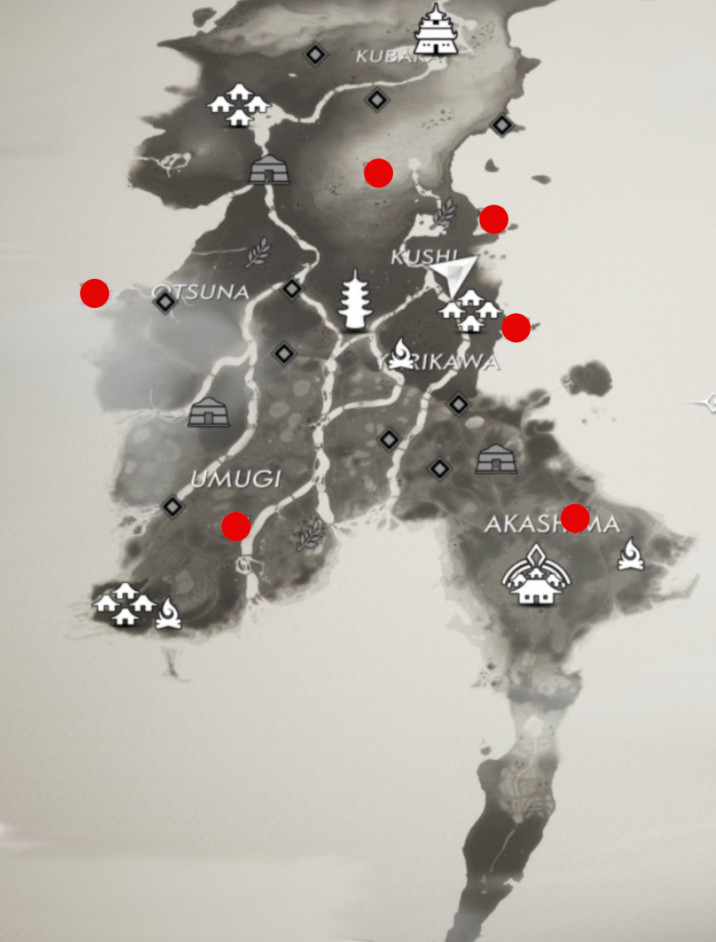 Shinto Shrines locations - Ghost of Tsushima: Shinto shrines locations ...