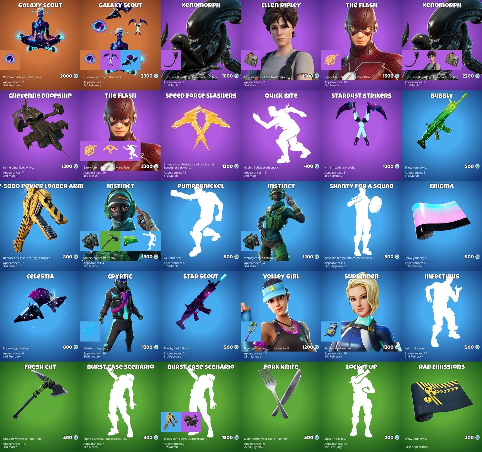 Discover victory in the stars in today's Fortnite Item Shop - Millenium