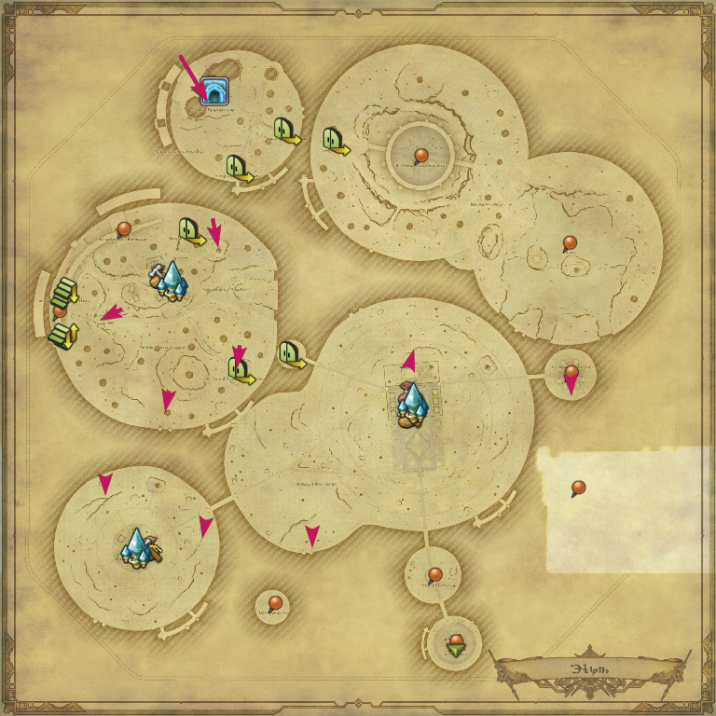 FFXIV: Locations of all the Aether Currents in Elpis - Millenium