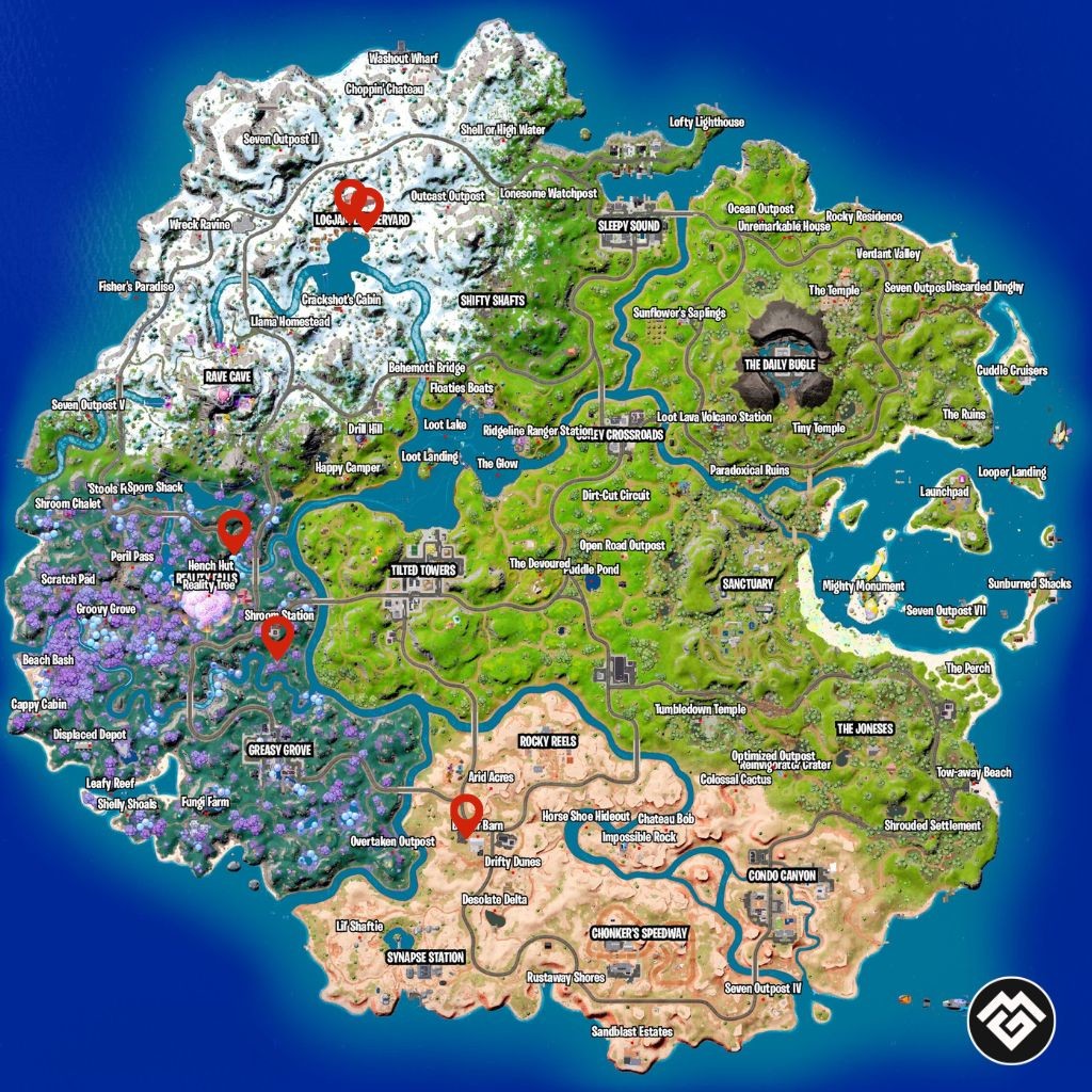 Force open Fortnite reality seed pods: how to do this challenge - Millenium