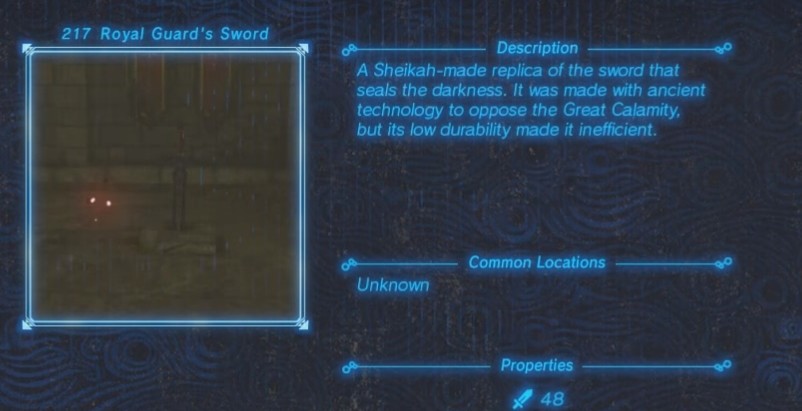 Zelda BotW, All weapons and shields - Millenium