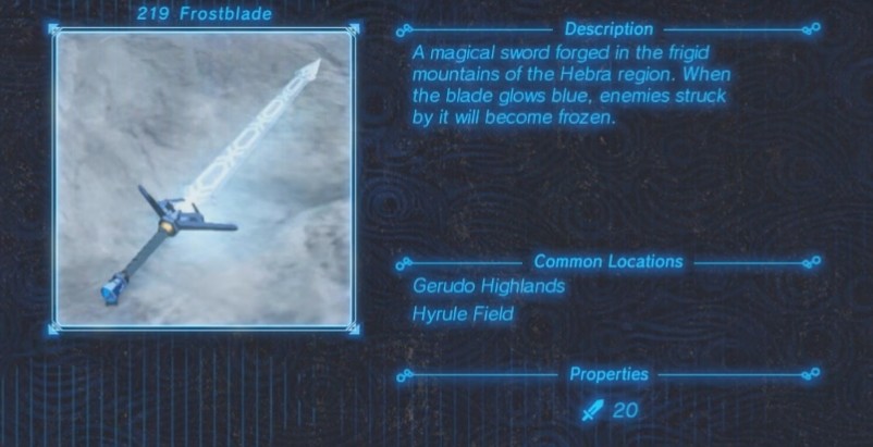 Zelda BotW, All weapons and shields - Millenium