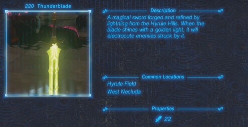 Zelda BotW, All weapons and shields - Millenium