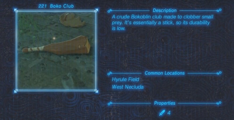 Zelda BotW, All weapons and shields - Millenium