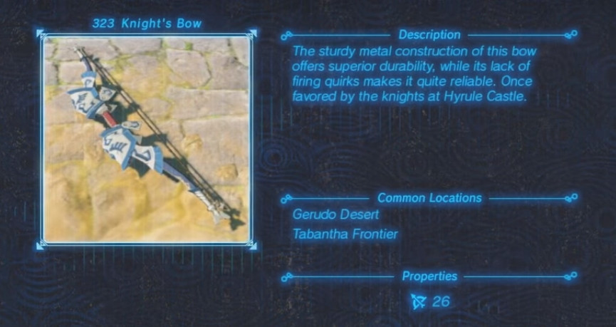 Bows and Arrows - Zelda BotW, All weapons and shields - Millenium