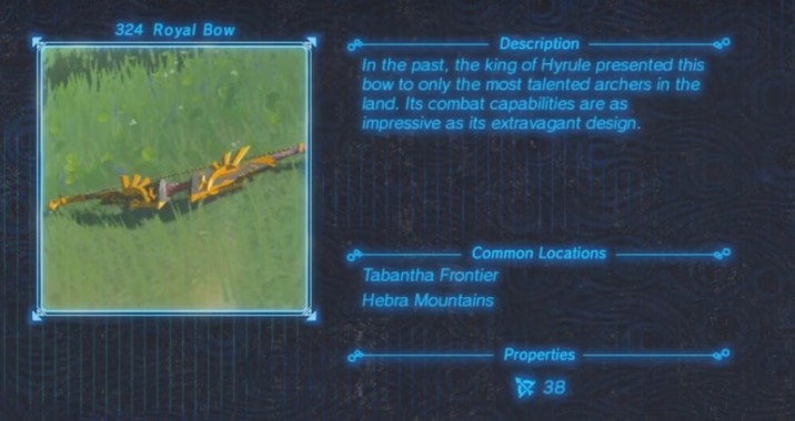 Bows and Arrows - Zelda BotW, All weapons and shields - Millenium