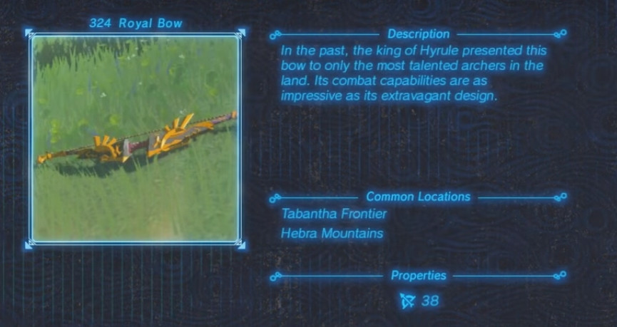 Bows and Arrows - Zelda BotW, All weapons and shields - Millenium