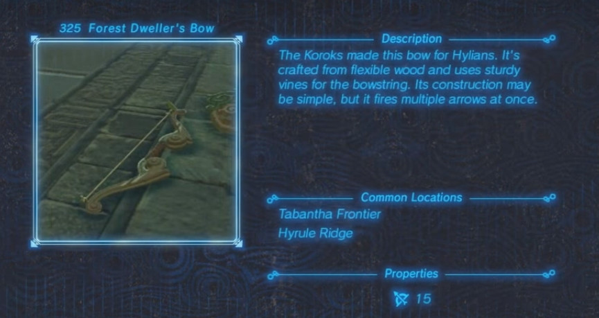 Bows and Arrows - Zelda BotW, All weapons and shields - Millenium