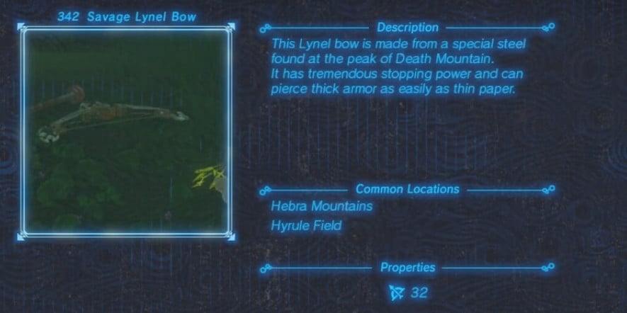 Bows and Arrows - Zelda BotW, All weapons and shields - Millenium